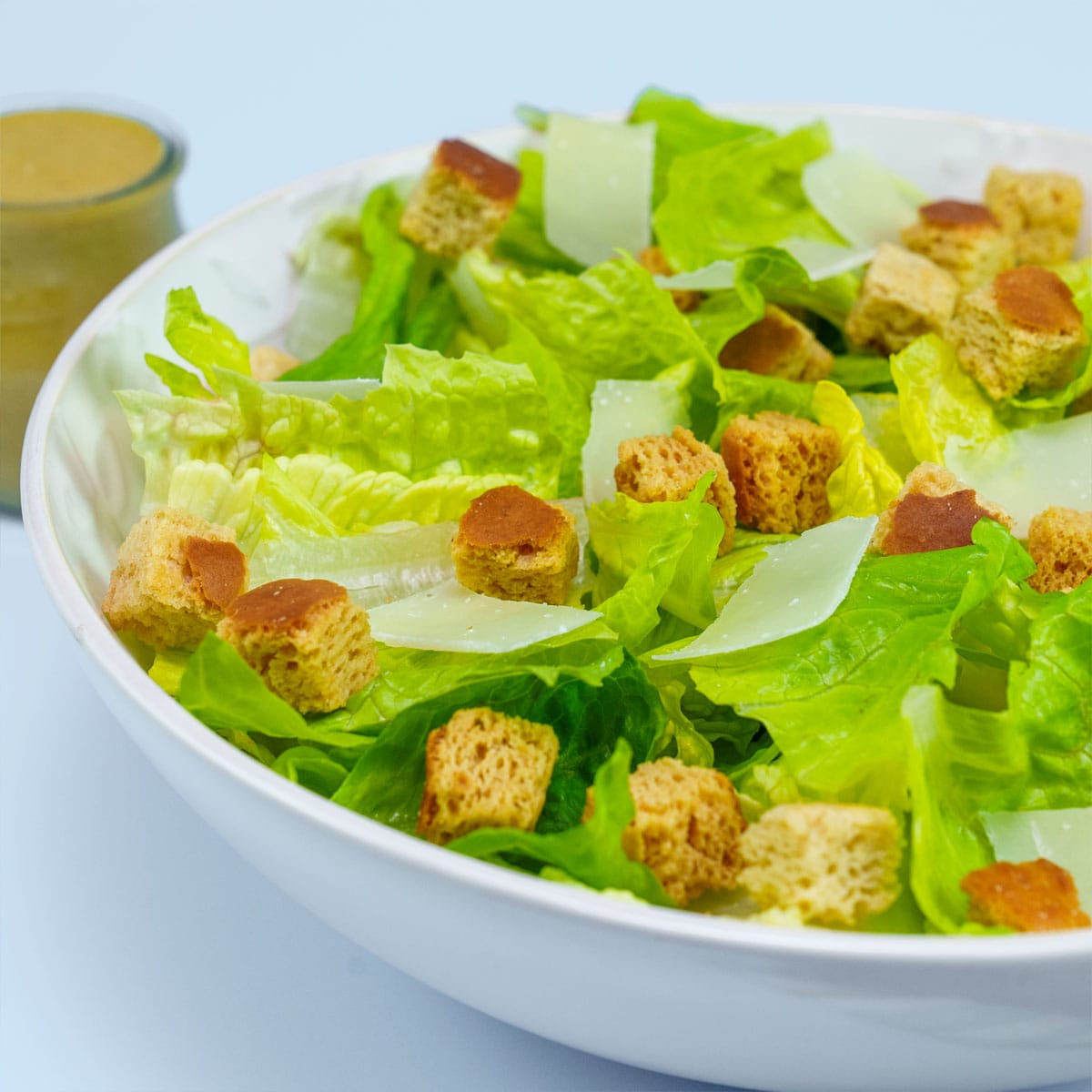Ensalada César {Super Cremosa} (con VIDEO) | esdelicious.com